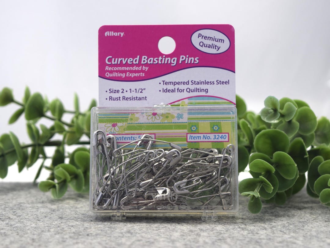 Allary Premium Curved Basting Pins - Etsy
