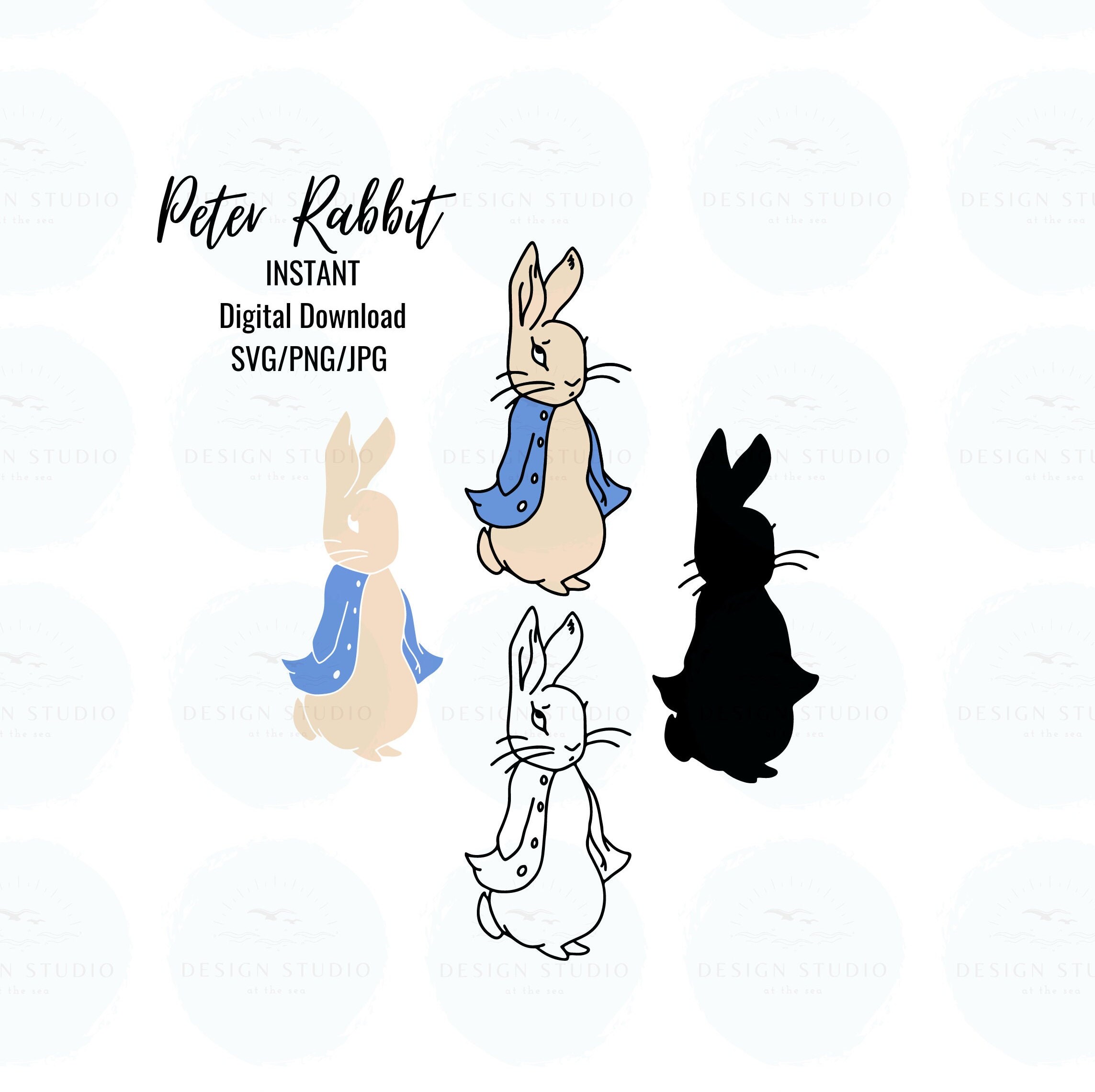 Peter Rabbit Svg/peter Rabbit Layered Cut File/ Peter Rabbit Cricut ...