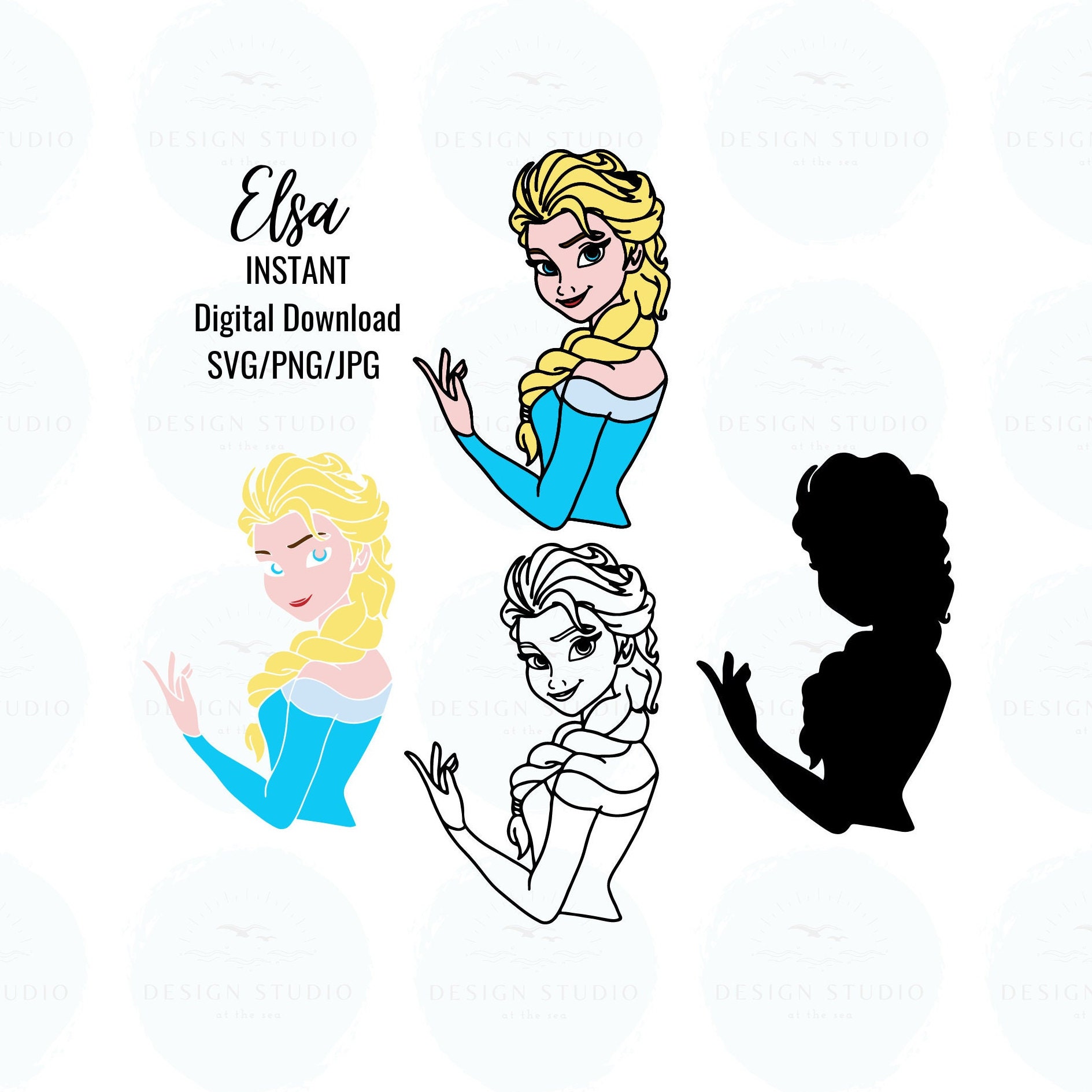 Elsa Svg Elsa Png Frozen Svg Elsa Layered Cut File Frozen Cricut File
