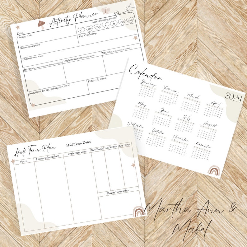 Early Years Planning Bundle - Etsy UK