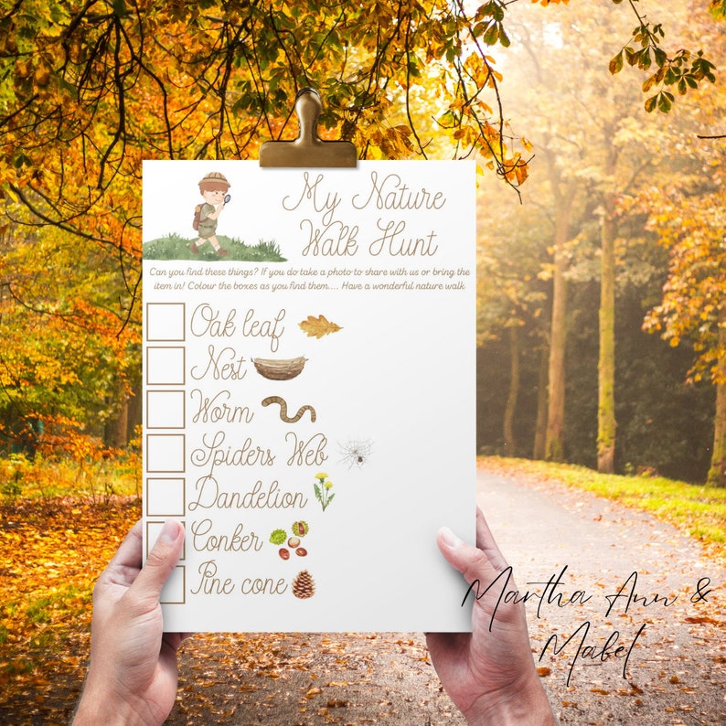 Early Years 24 Woodland Animal Cards free Nature Hunt Print - Etsy