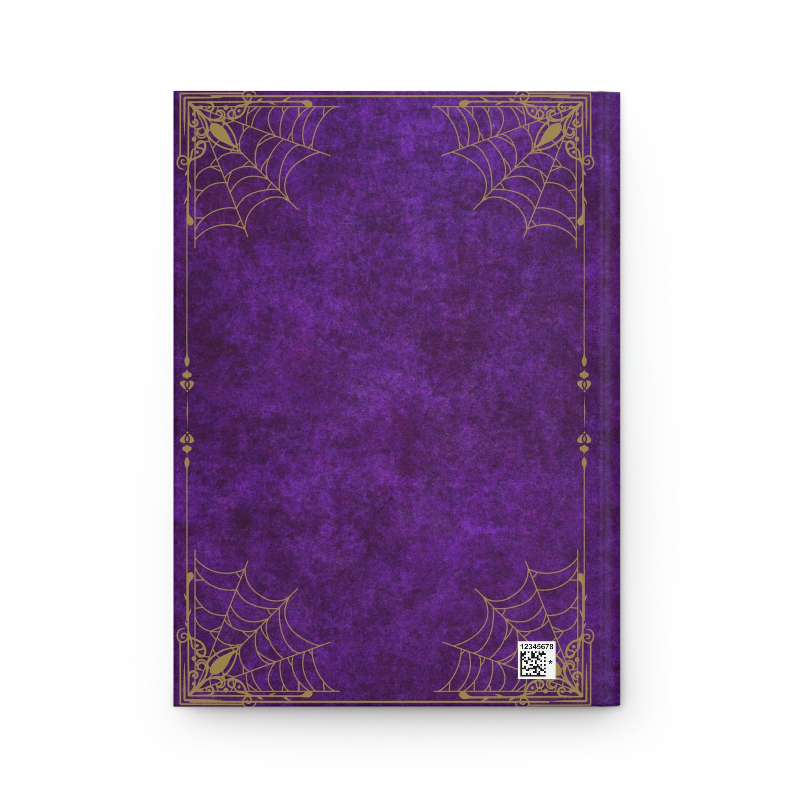 Victorian Gothic Purple Journal | Witchy Spiderweb Notebook | Dark ...