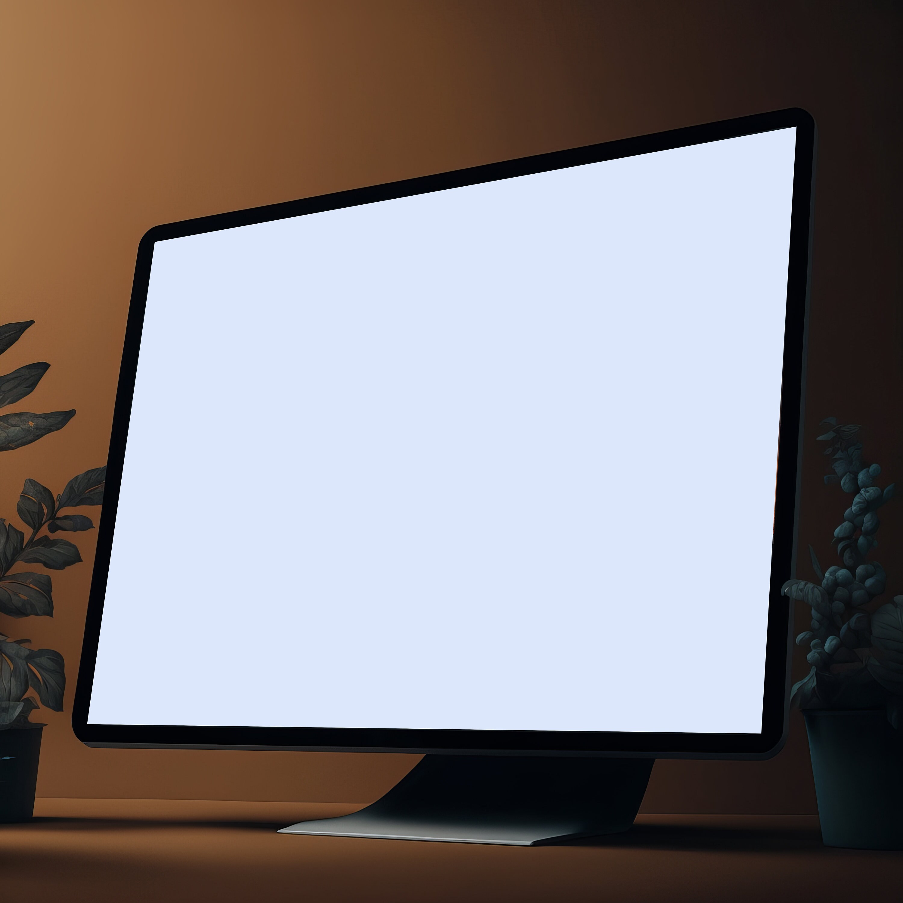 X9 Computer Mockup, Computer Monitors With PSD Smart Layer, Screen Mock ...