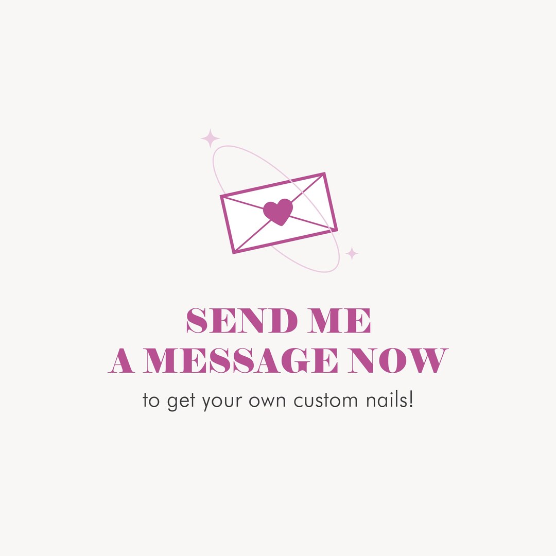 Message Me First | Replacement Nails - Etsy