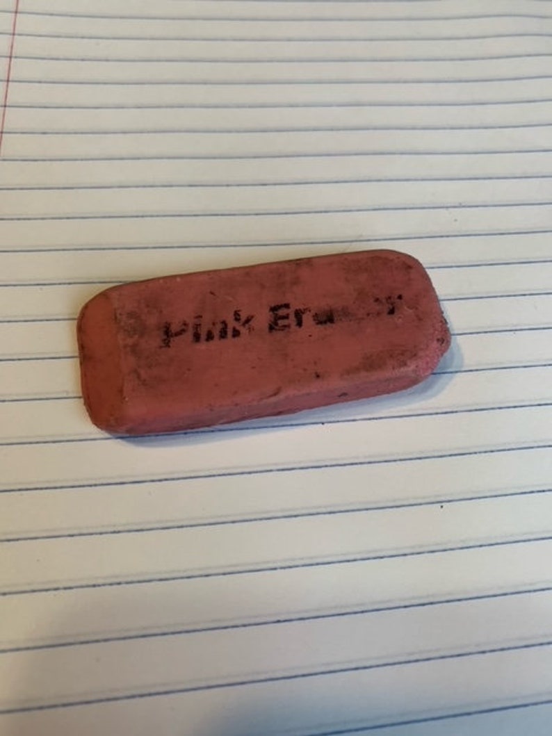 Pink Eraser - Etsy