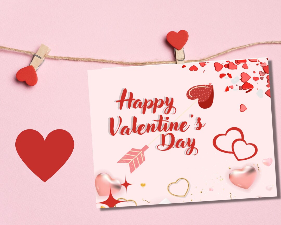 EDITABLE VALENTINE CARD | Valentines Day Gift | Funny Valentine Card ...