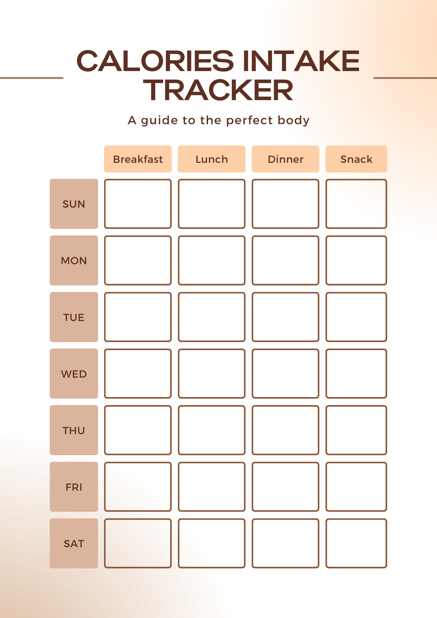 PRINTABLE FITNESS PLANNER | Workout Planner | Weight Loss Journal ...
