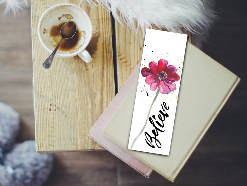 Cute Printable Bookmark | Instant Printable Bookmarks With Colorful ...