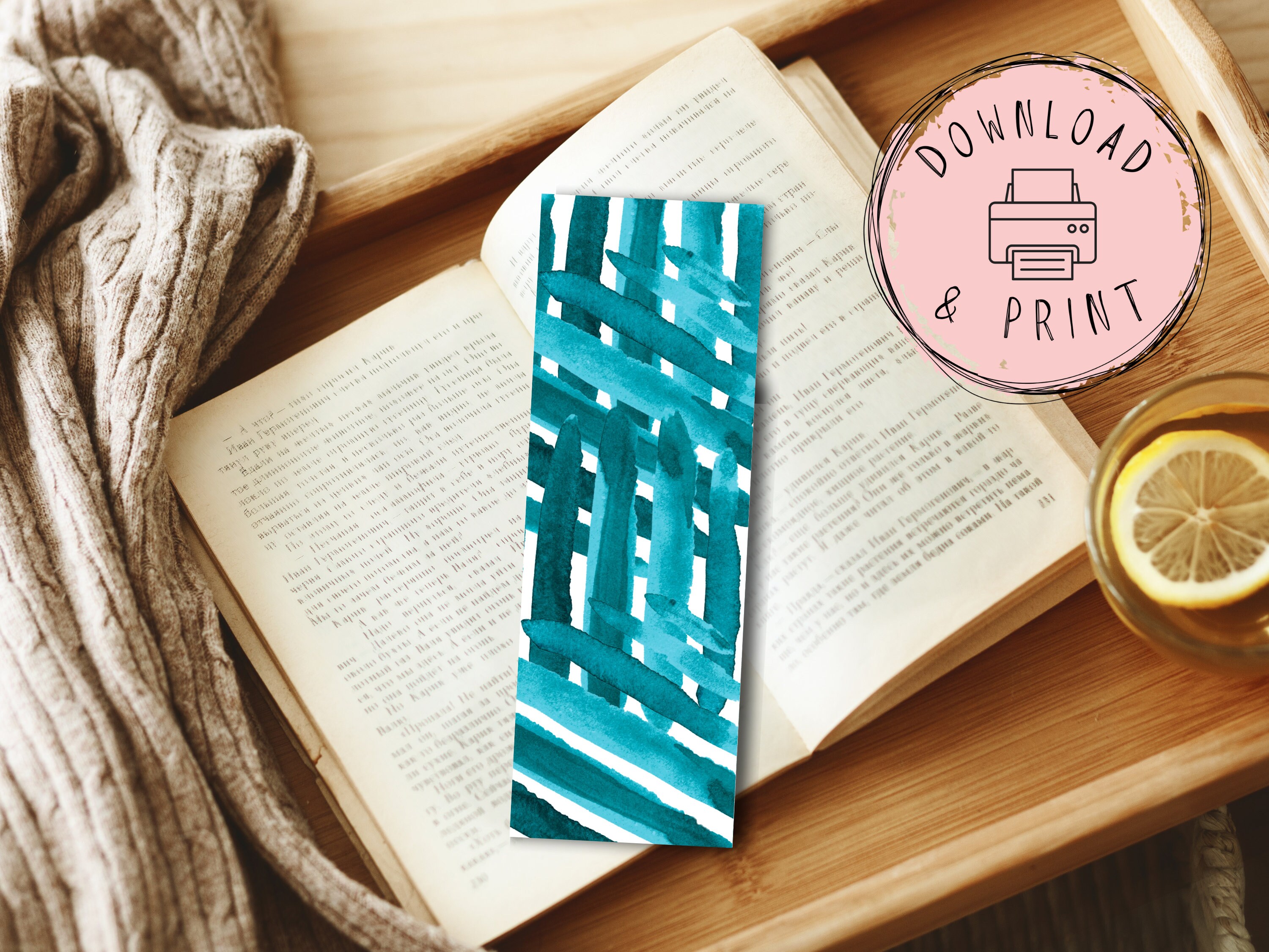 Printable Bookmark Bundle, Bookmarks With Beautiful Patterns, Printable ...