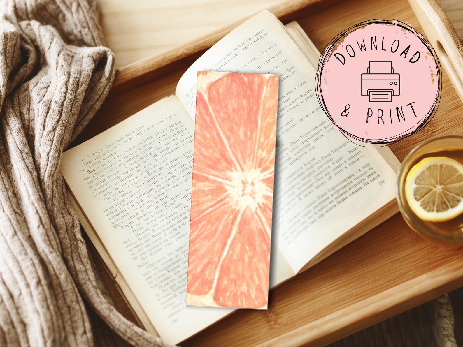 Colorful, Watercolor Fruit Bookmark Bundle Perfect for Marking Your ...