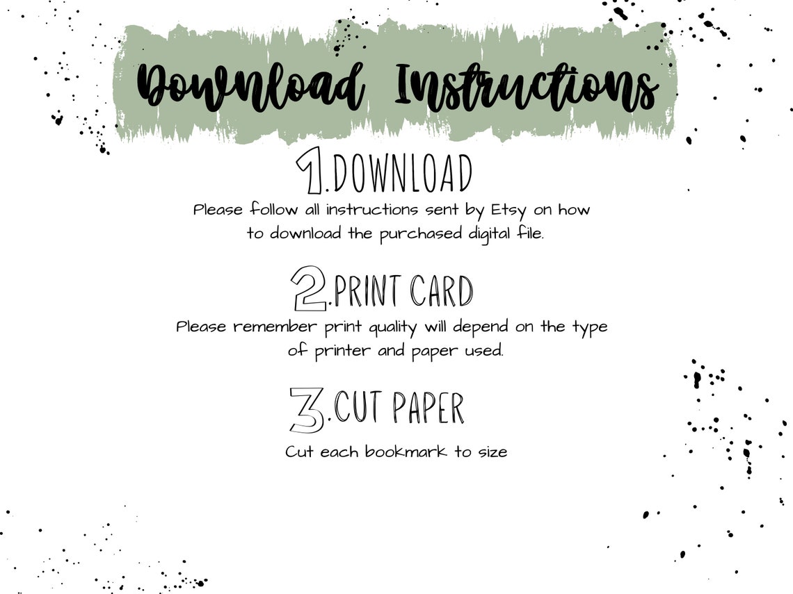 Printable Bookmark | Instant Printable Bookmarks With Simple Pattern ...