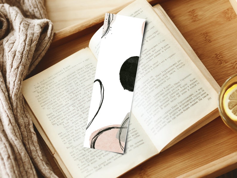 Printable Bookmark | Instant Printable Bookmarks With Simple Pattern ...