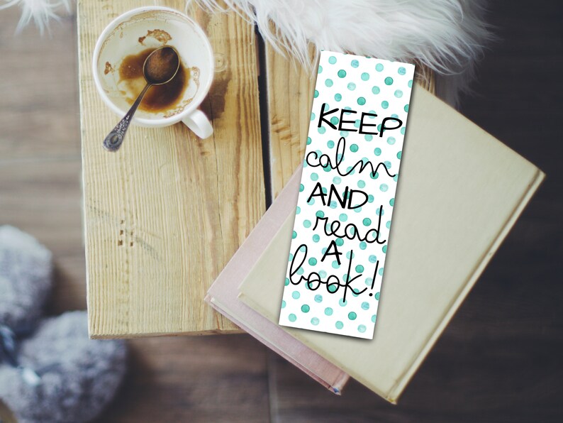 Watercolor Quote Printable Bookmark | Instant Printable Bookmarks ...