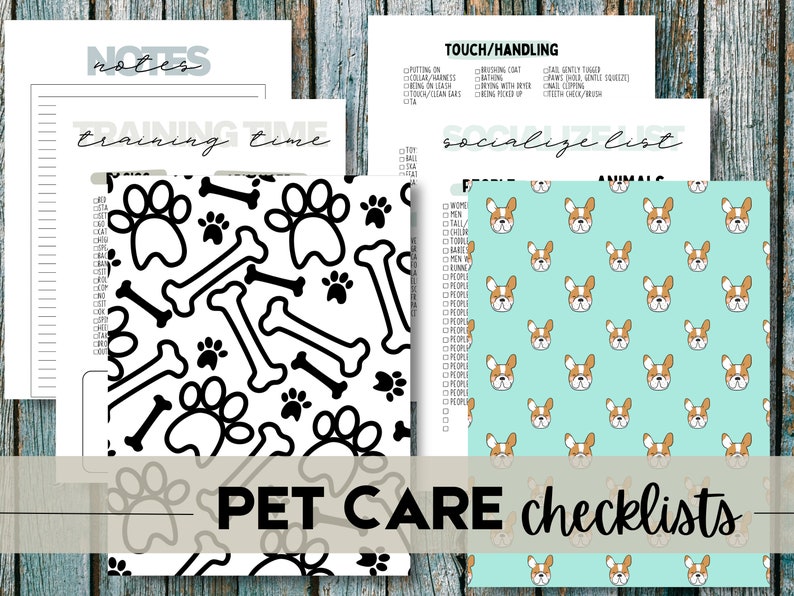 Dog Care Planner to Help Keep Track of Your Furry Best Friend! - Etsy