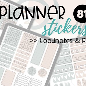 Digital and Printable Stickers for Digital Planning | Digital and ...