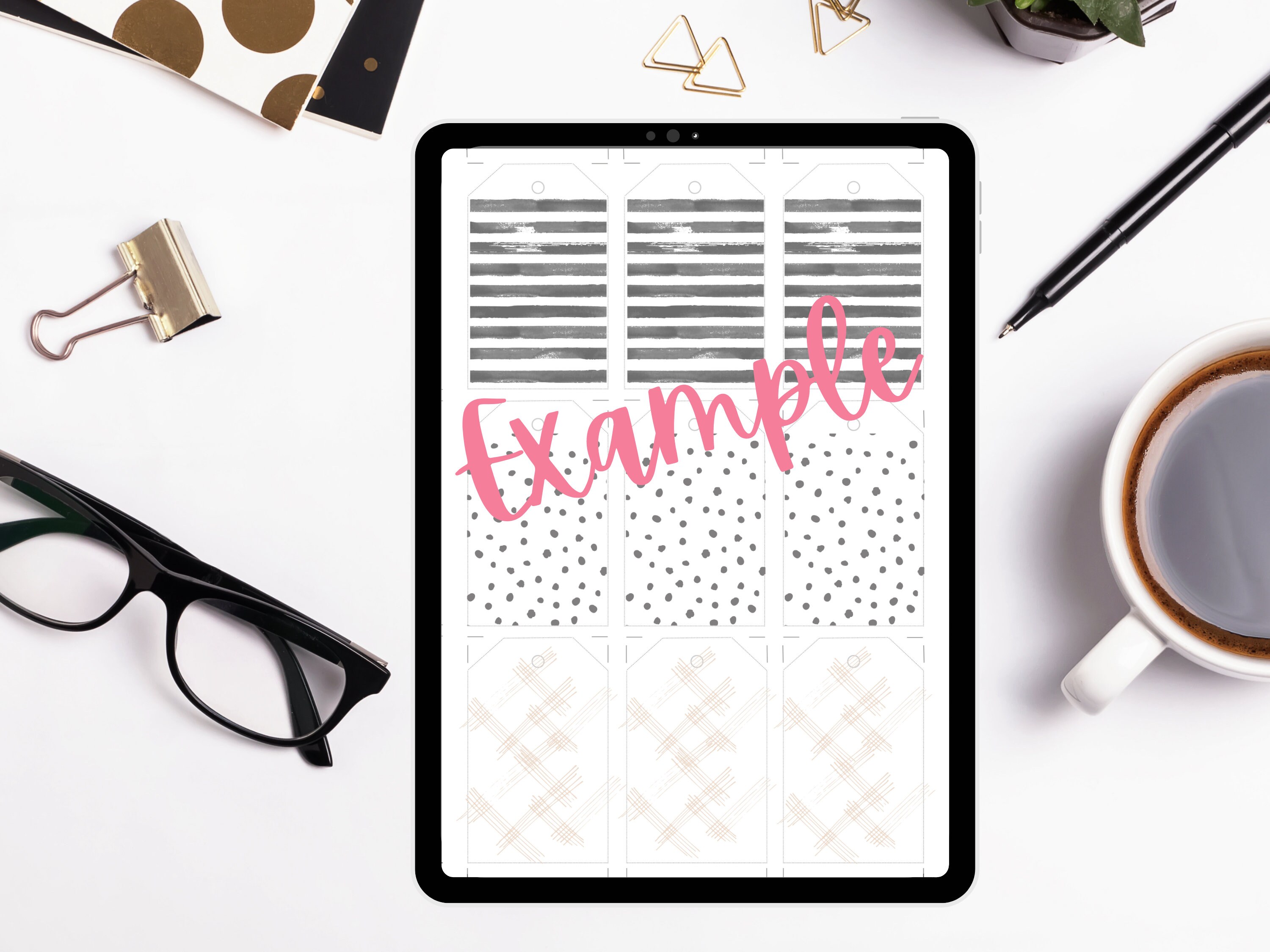 Pattern Printable Gift Tags| Instant Download Simple Gift Tags Print ...