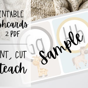 Printable Alphabet Flash Cards, Classroom Decor, Toddlers Preschool ...