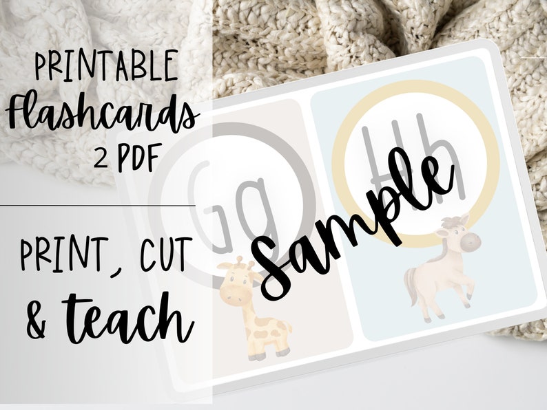 Printable Alphabet Flash Cards, Classroom Decor, Toddlers Preschool ...