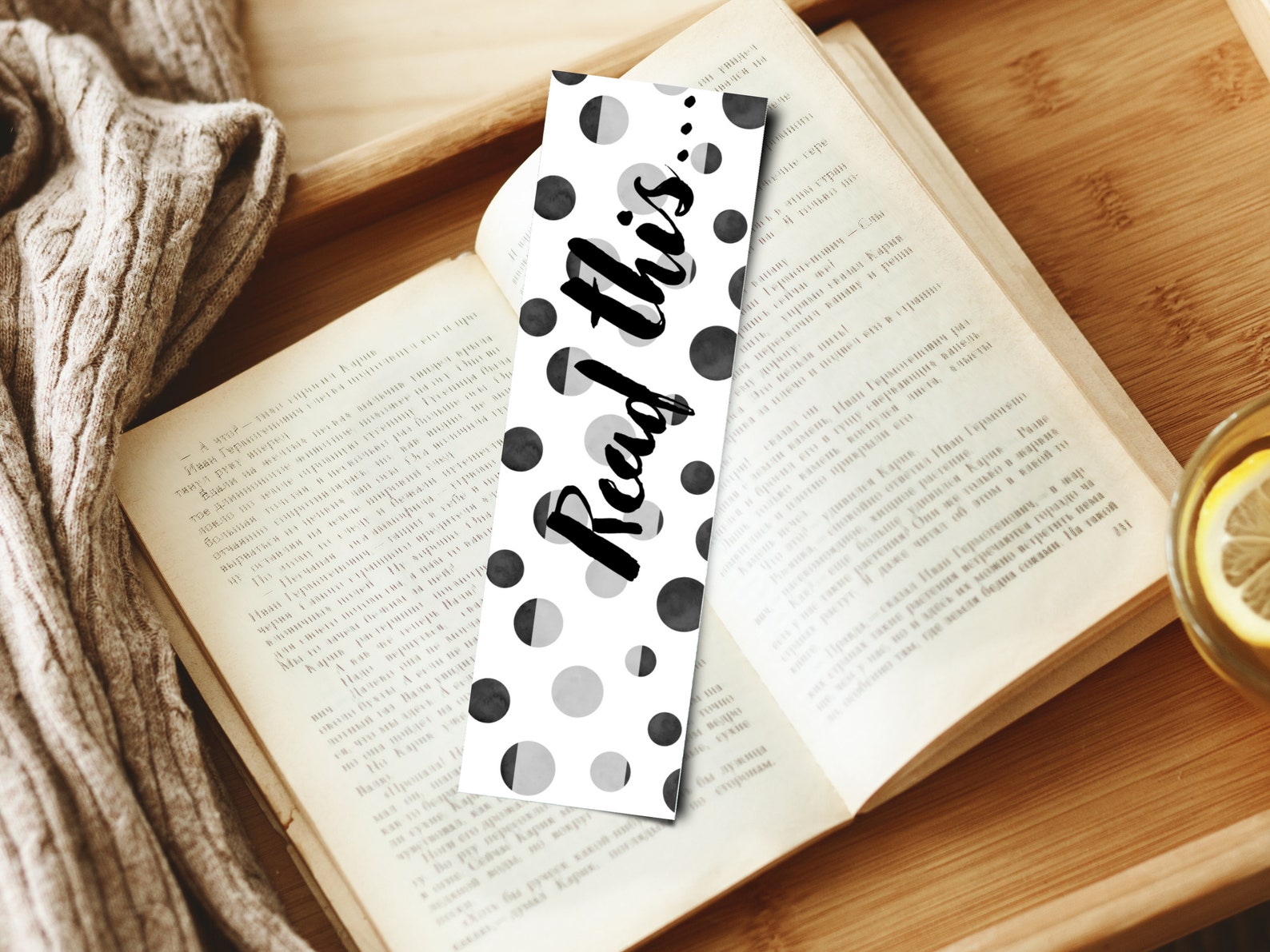Printable Bookmark | Instant Printable Bookmarks With Simple Pattern ...