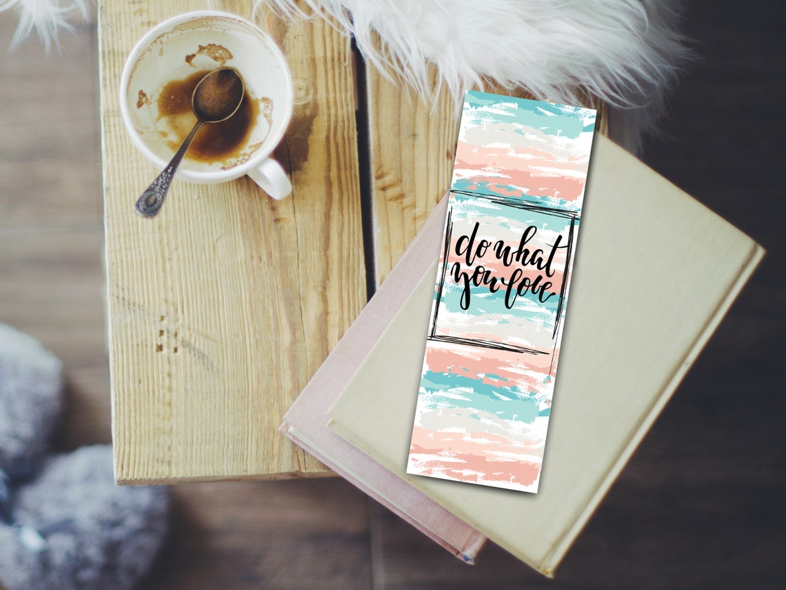 Cute Printable Bookmark | Instant Printable Bookmarks With Colorful ...
