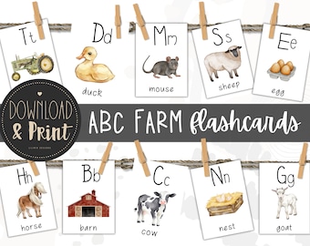 Printable Alphabet and Number, Classroom Decor, Toddlers Preschool ...