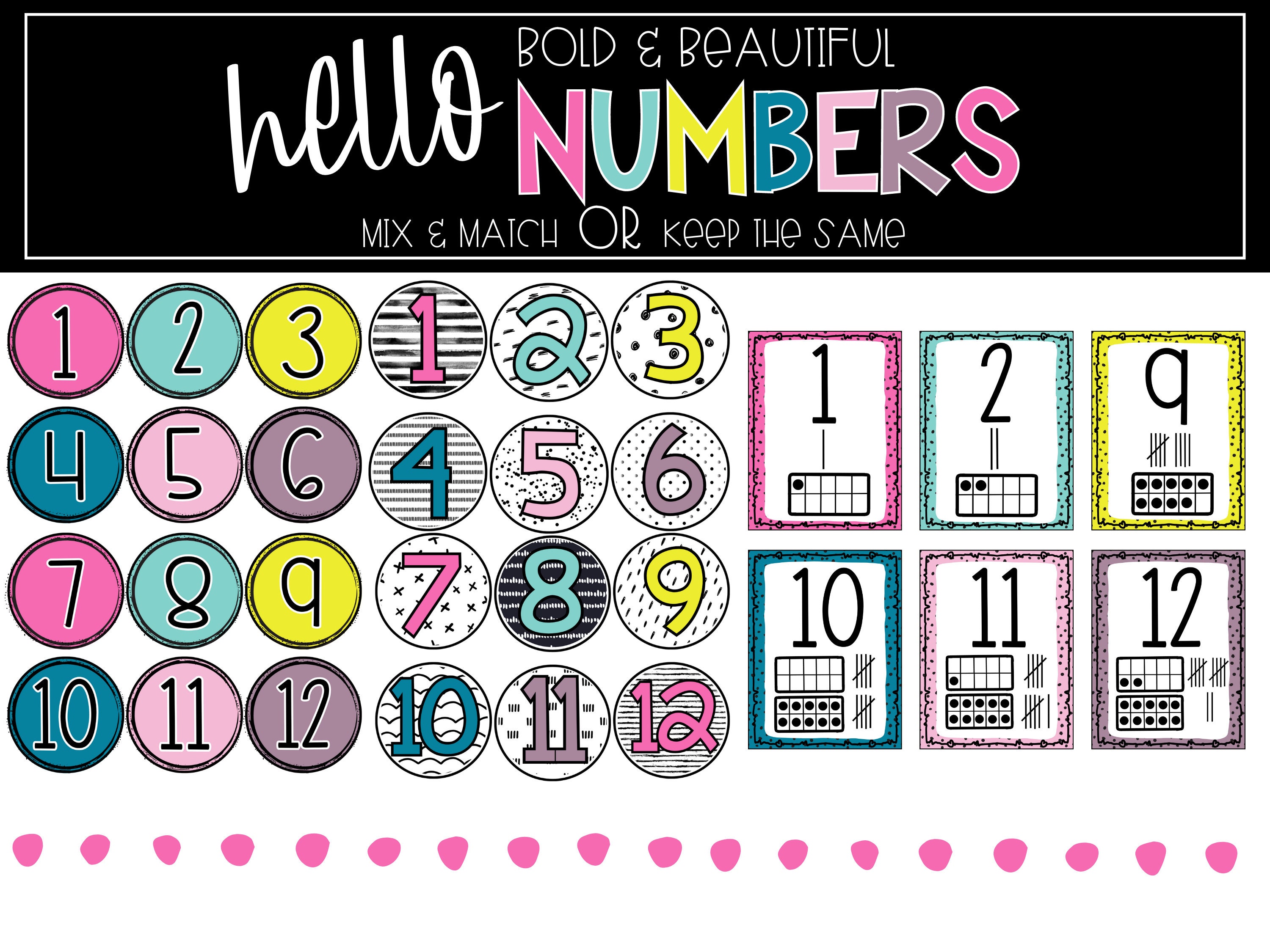 Hello! Bold & Beautiful Classroom Theme Supplies and Decorations ...