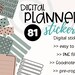 Digital and Printable Stickers for Digital Planning | Digital and ...