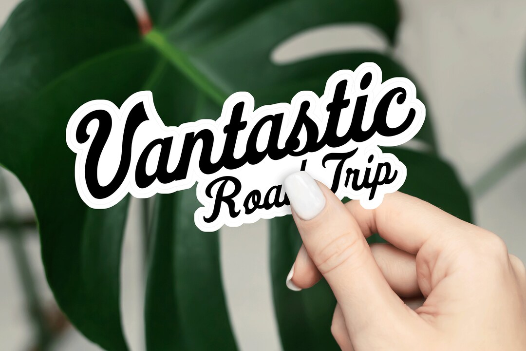 Vantastic Road Trip Van Life Sticker / Decal / Waterproof Vinyl Sticker for Waterbottles and ...
