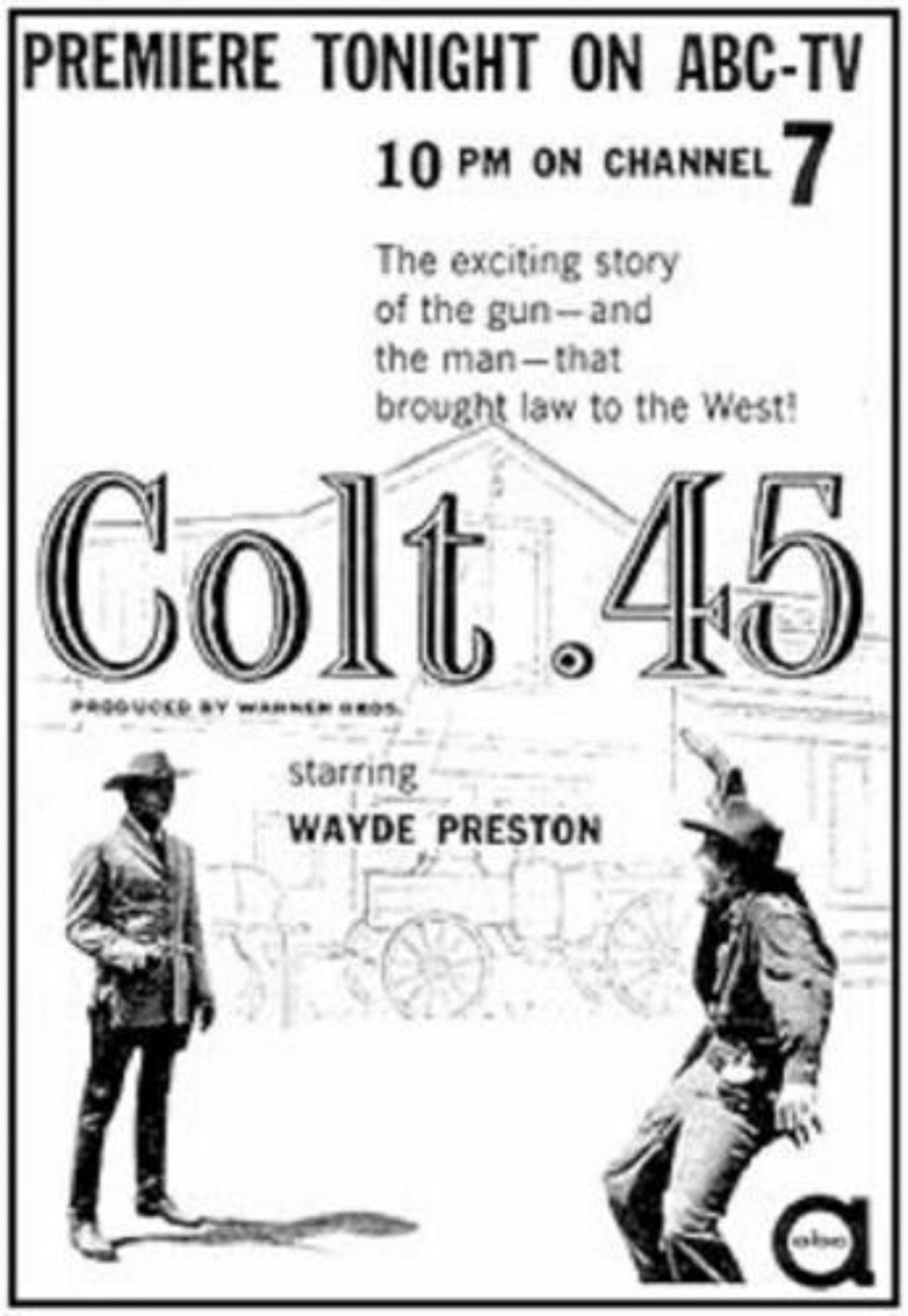Colt .45 Tv Series 1957 52 Episodes Very Rare Western ON - Etsy