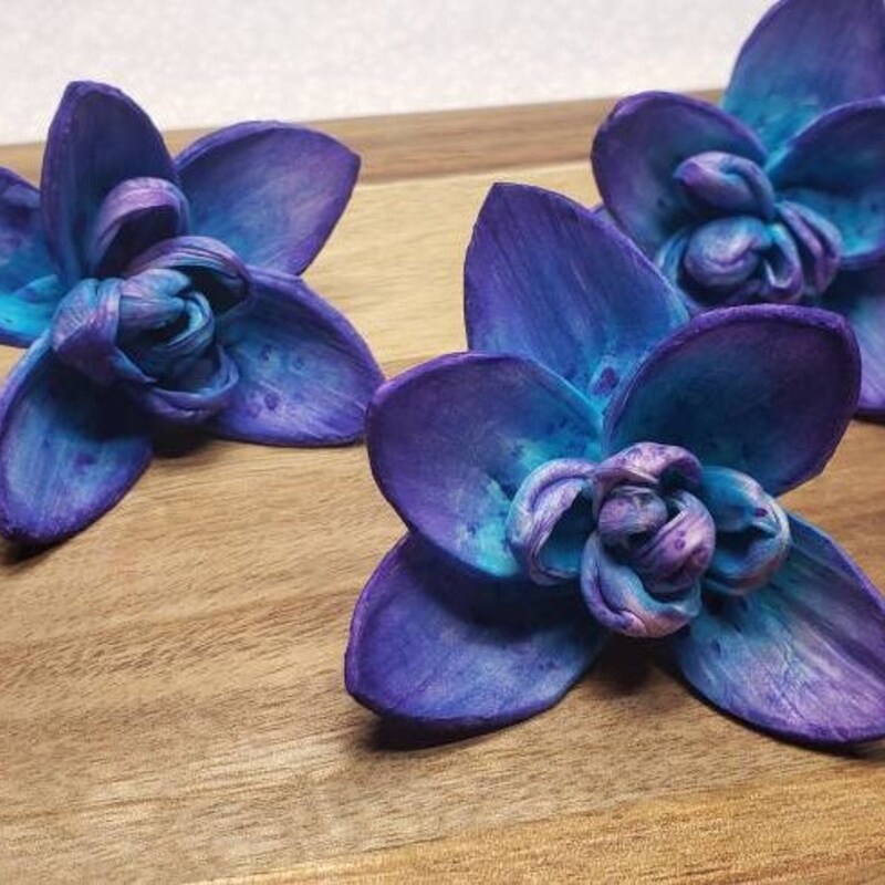 Wood Flowers - Etsy