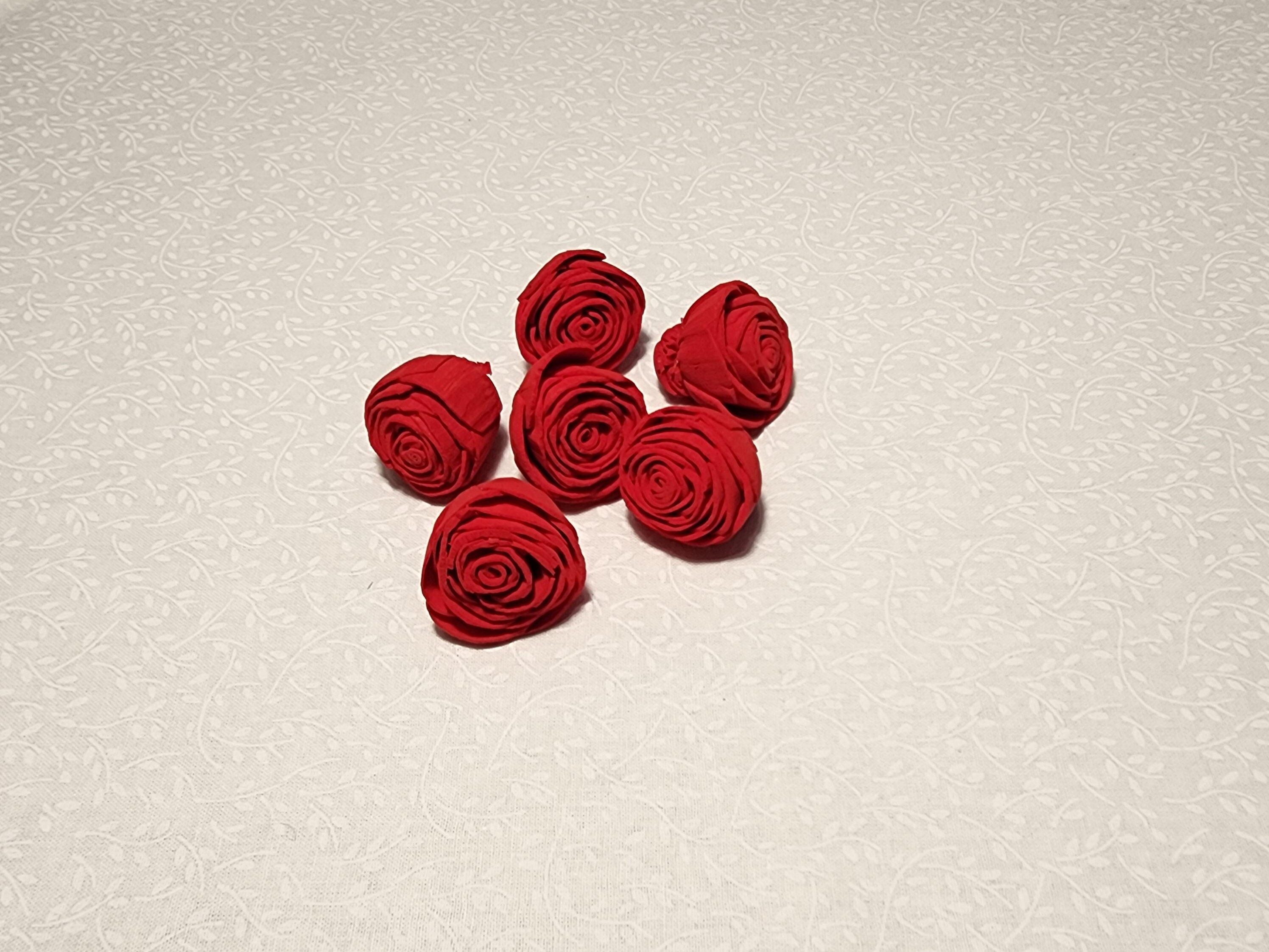 Classic Red Rose Sola Wood Flowers, Red Wood Flowers, DIY Flower Crafts ...