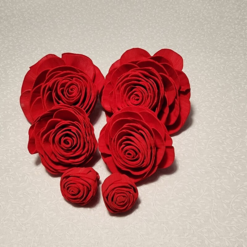 Red Rose Decor - Etsy