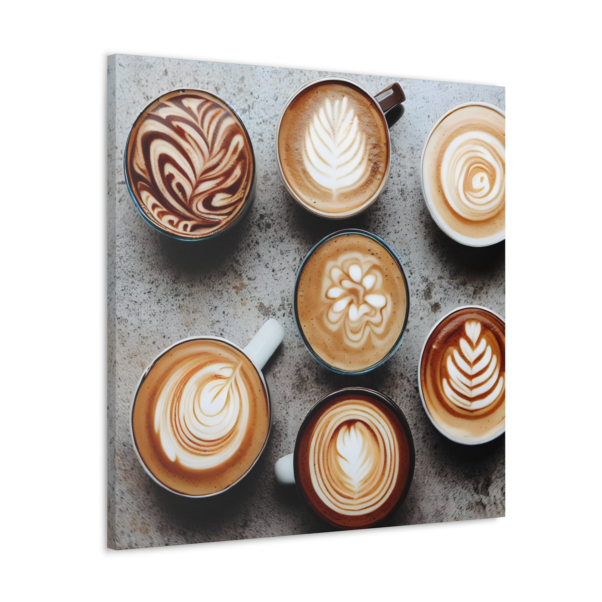 Coffee Wall Art Canvas AI Art Coffee Knolling Art Coffee Shop Wall Art ...