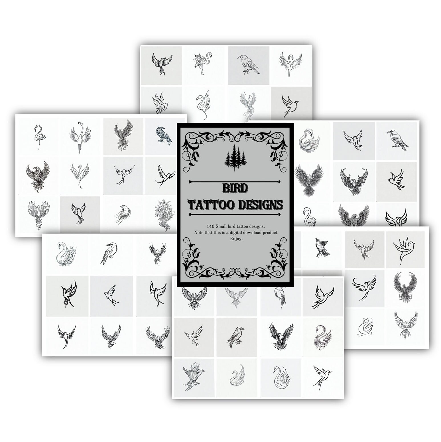 Small Bird Tattoo Designs