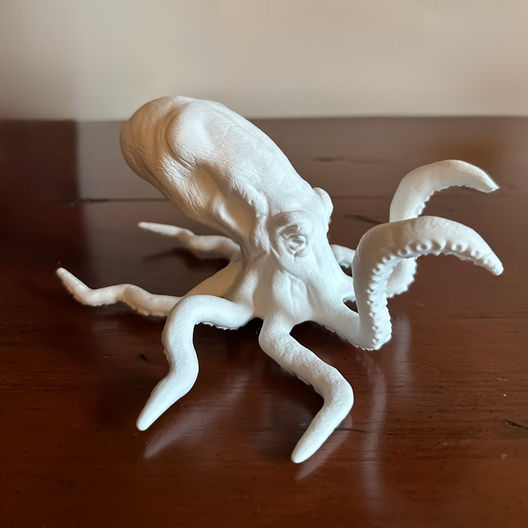 Octopus Phone Stand / Tablet Holder | Nautical Decor | Octopus Art - Etsy