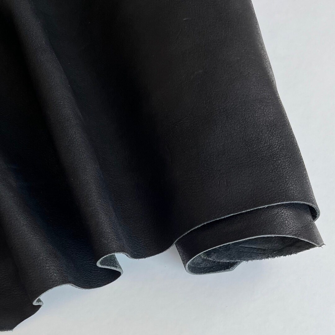 Black Soft 3-4 Oz Leather Hide, Leather for Crafting, High Quality ...