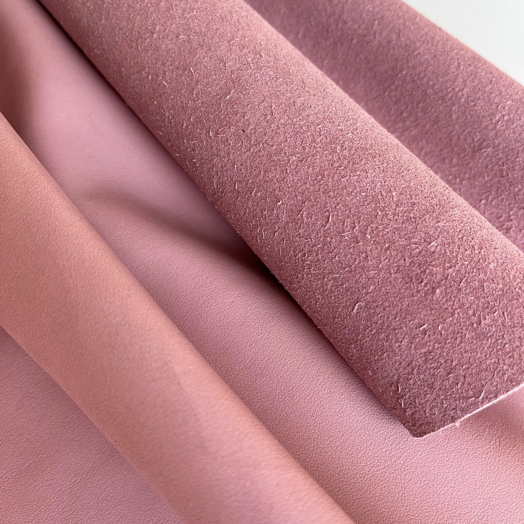 Pink Smooth Nappa 12-13 Sqft Side Leather Skin for Crafting - Etsy