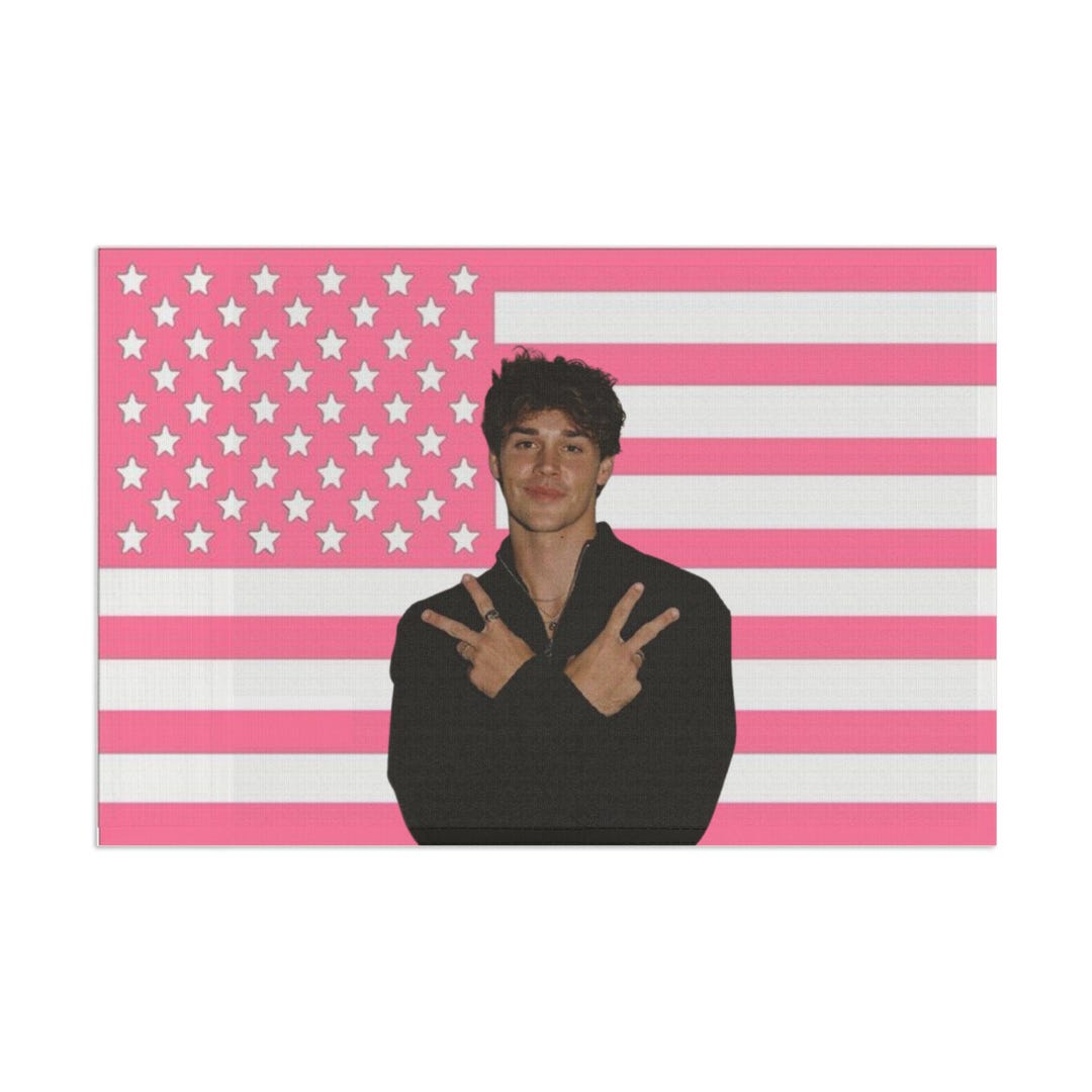 Noah Beck-inspired Pink American Flag - Etsy