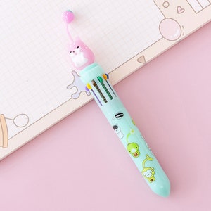Cute Animal Pen | Multiple Color Ink Pen | Rabbit Raccoon, Hamster ...