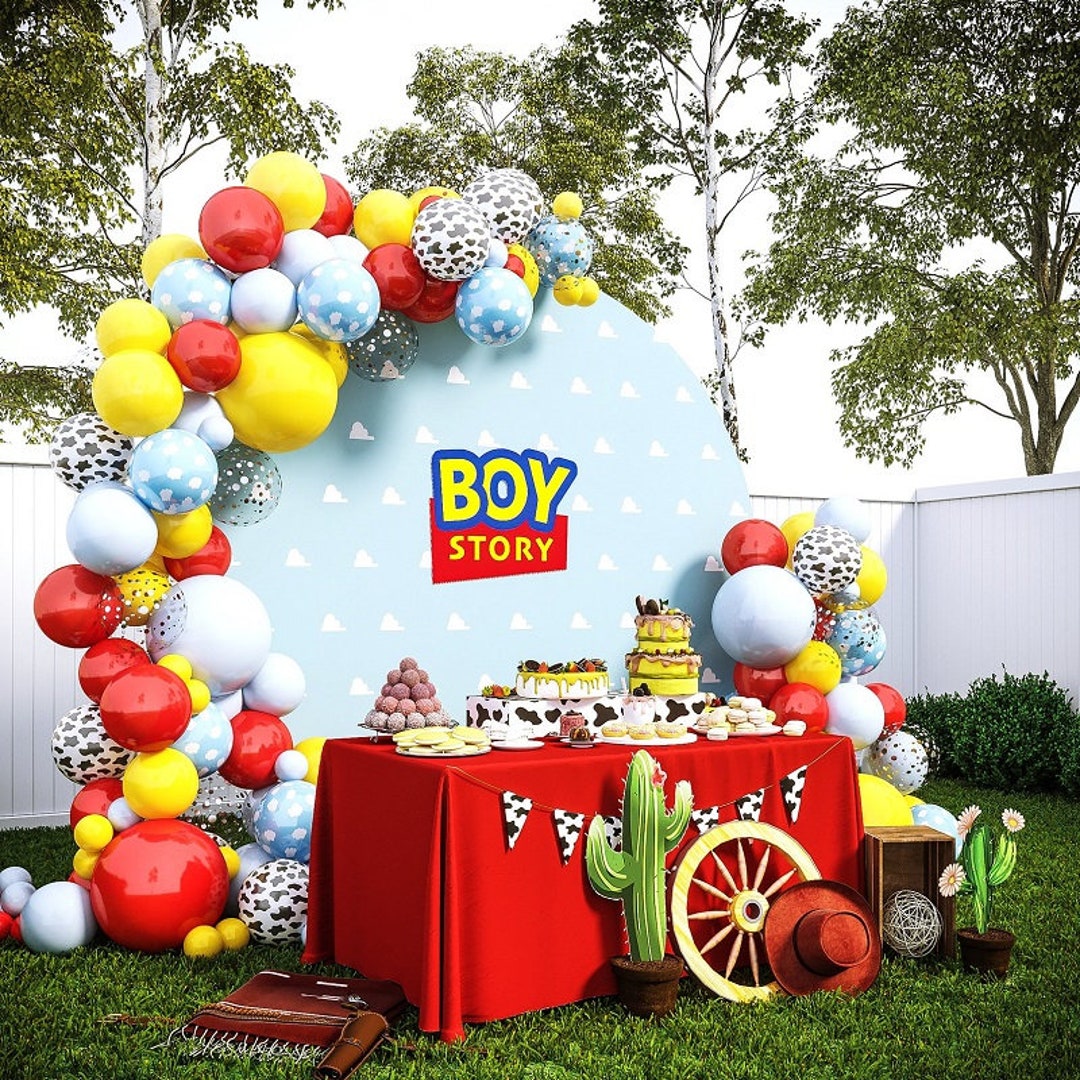 Cowboy Country Farm Balloon Garland - I'm Two Cow - Holy Cow I'm Onemoo ...