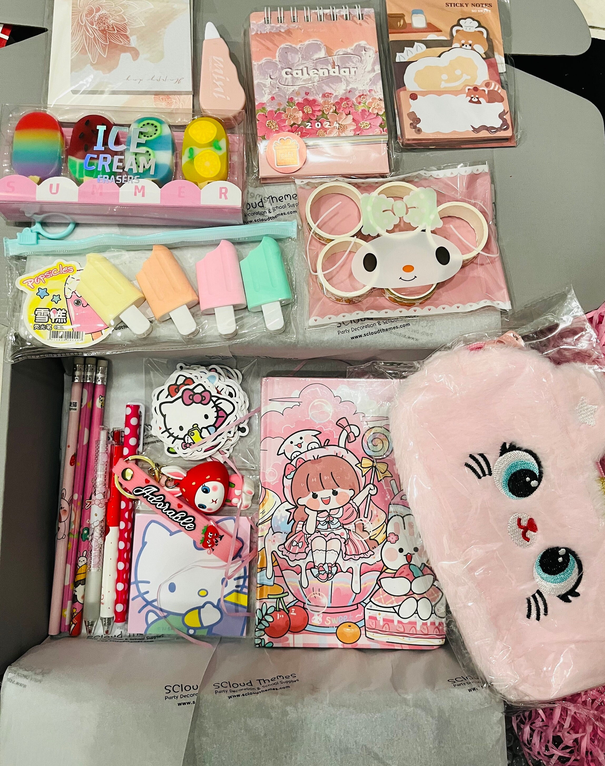 Deluxe Stationery Gift Box Bundle | Mystery Box of Notebooks, Washi ...