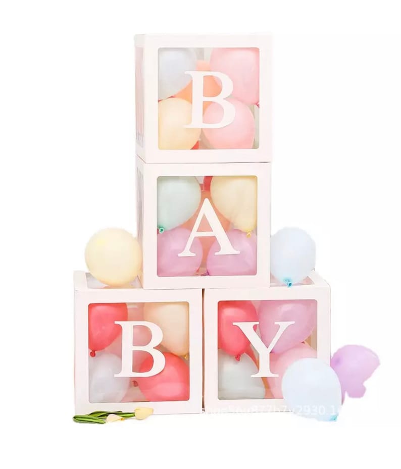 Baby Boxes for Baby Showers With BABY Letters Baby Shower - Etsy