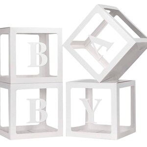 Baby Boxes for Baby Showers With BABY Letters, Baby Shower Decorations ...