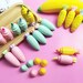 6 Pcs Rabbit Pens Black Ink Ball Pen Sets Cute Pen Stationery Set for ...