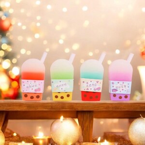 Milk Tea Erasers | Watermelon Juice Erasers | Kawaii Boba Eraser | Fun ...