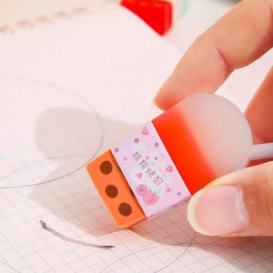 Milk Tea Erasers | Watermelon Juice Erasers | Kawaii Boba Eraser | Fun ...