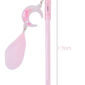 Moon Pen | Kawaii Pink Light Blue White Purple Pen | Stationery Pen ...