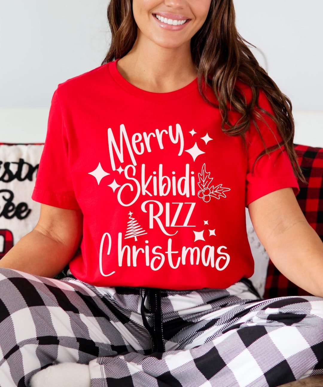 Merry Skibidi Rizz Christmas, Rizzler, Gyatt, Ohio, Sigma, Trendy, Teen ...