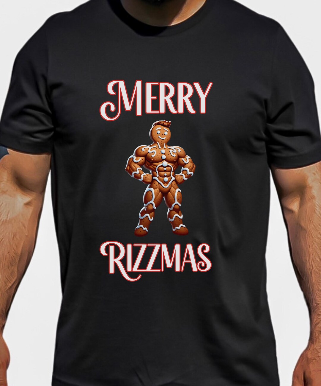 Merry Rizzmas, Gingerbread Man Muscles, Skibidi Rizz Christmas, Rizzler ...