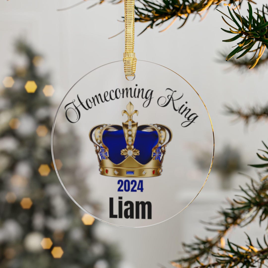 Homecoming King Ornament, HOCO, Prom, Homecoming Court, High School ...